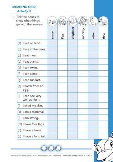 New Wave Literacy Skills Book A – Ages 5–6 | Early Childhood, English ...