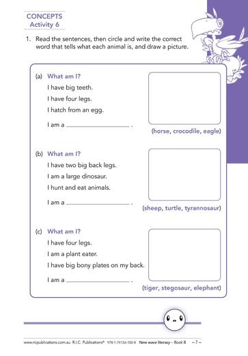New Wave Literacy Skills Book B – Ages 6–7 | Early Childhood, English ...