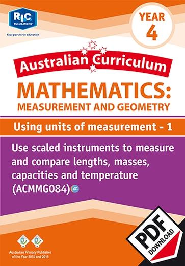 AC Mathematics | Units of measurement 1, Year 4 digital unit