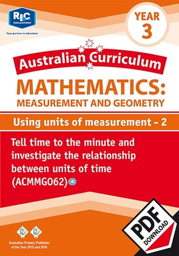 AC Mathematics | Units of measurement 2, Year 3 digital unit
