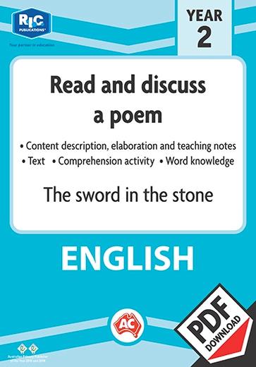 Comprehension text – The sword in the stone – Year 2 digital unit ...