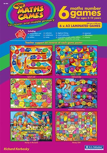More Maths Games Posters (Set of 6)