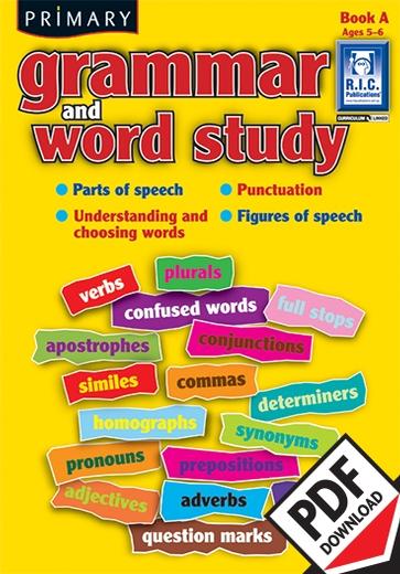 Primary Grammar and Word Study Book A – Ages 5–6 ebook | Early ...