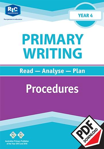 Primary Writing – Procedures – Year 4 digital unit | English | Year 4