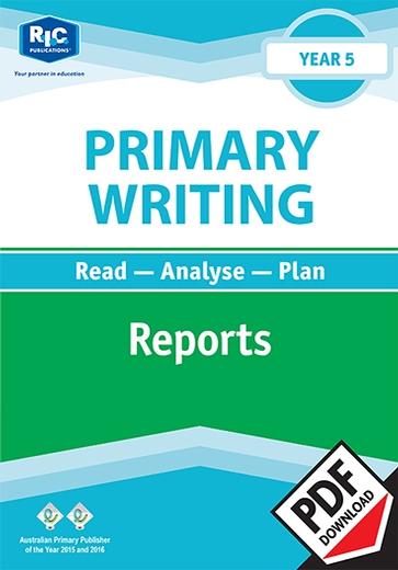 Primary Writing – Reports – Year 5 digital unit | English | Year 5