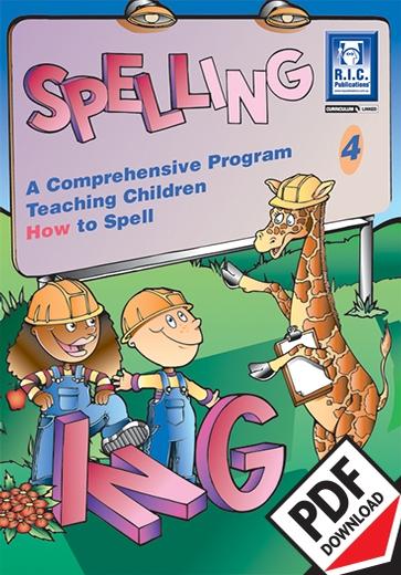 Spelling – A comprehensive program teaching children how to spell Book ...