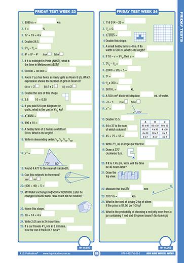 New wave mental maths Book G | Year 7 | RIC Publications