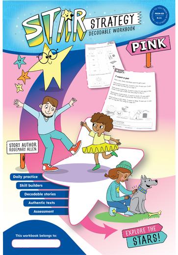 Star strategy decodable workbook (pink) | Decodables | RIC Publications