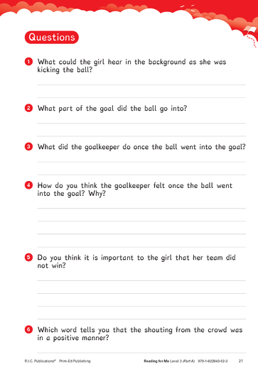 Reading for Me: Level 3 | English | Year 3
