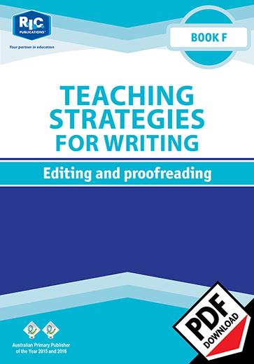 Teaching Strategies for Writing – Editing and Proofreading – Ages 11 ...