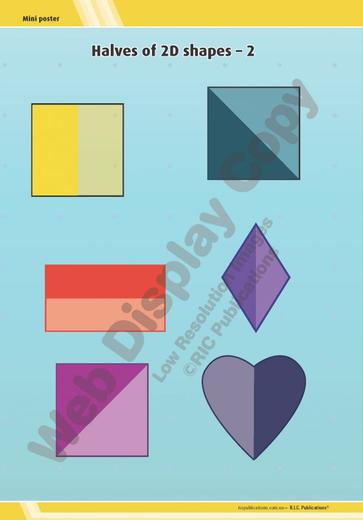 Australian Curriculum Mathematics | Mini Posters | Year 1 ebook