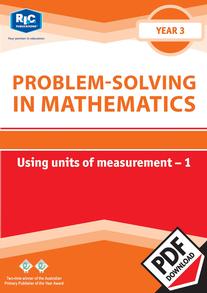 Problem-solving – Using Units of Measurement 1 – Year 3 digital unit ...
