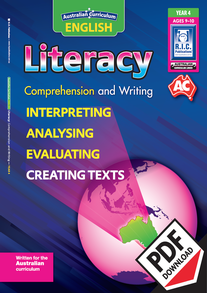 AC English | Literacy – Comprehension and writing – Year 4 ebook