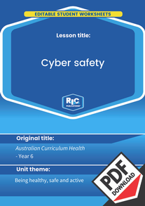 Cyber safety | Australian Curriculum Health | Year 5