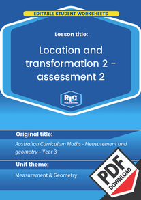 Measurement and geometry Year 3 Assessment 2 | Location and ...