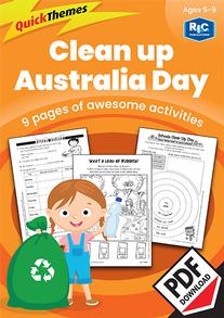 Quick themes – Clean up Australia Day – Ages 5–9 digital unit