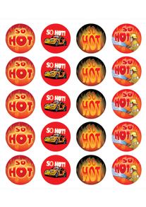 So Hot stickers – 100 pack | Cross–Curricular, Stickers