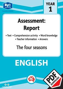 AC English | Language – Structure and organisation | Year 1 ebook