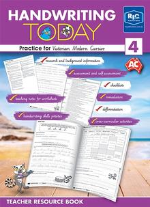 Handwriting Today – Victorian Modern Cursive Workbook – Year 1 ...